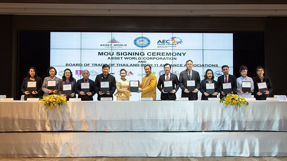 AWC joins force with the board of trade of Thailand and 11 trade ...