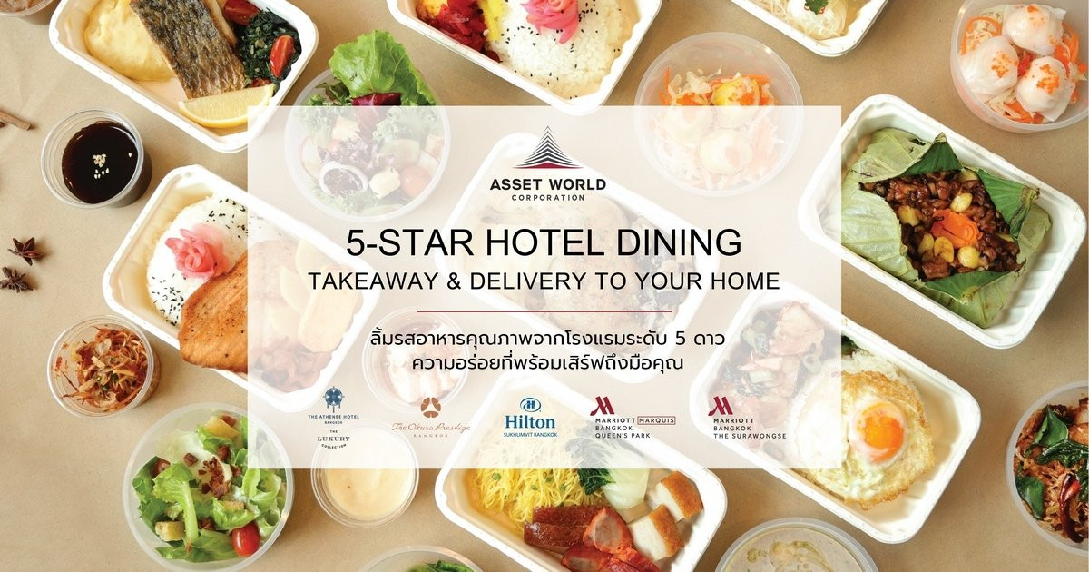 5-Star Hotel Food Takeaway & Delivery to Your Home | Asset World ...